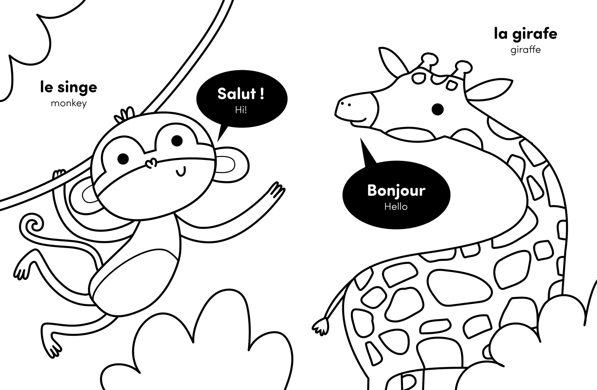 My First French-English Bilingual Colouring Book | b small publishing